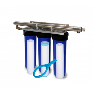 3 Stage Big Blue Water Filtration System With 55W UV Sterilizer ...